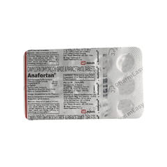 Buy Anafortan Strip Of 15 Tablets Online at Flat 18% OFF* | PharmEasy