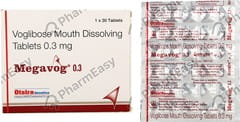 Megavog 0.3 MG Tablet (30): Uses, Side Effects, Price & Dosage | PharmEasy