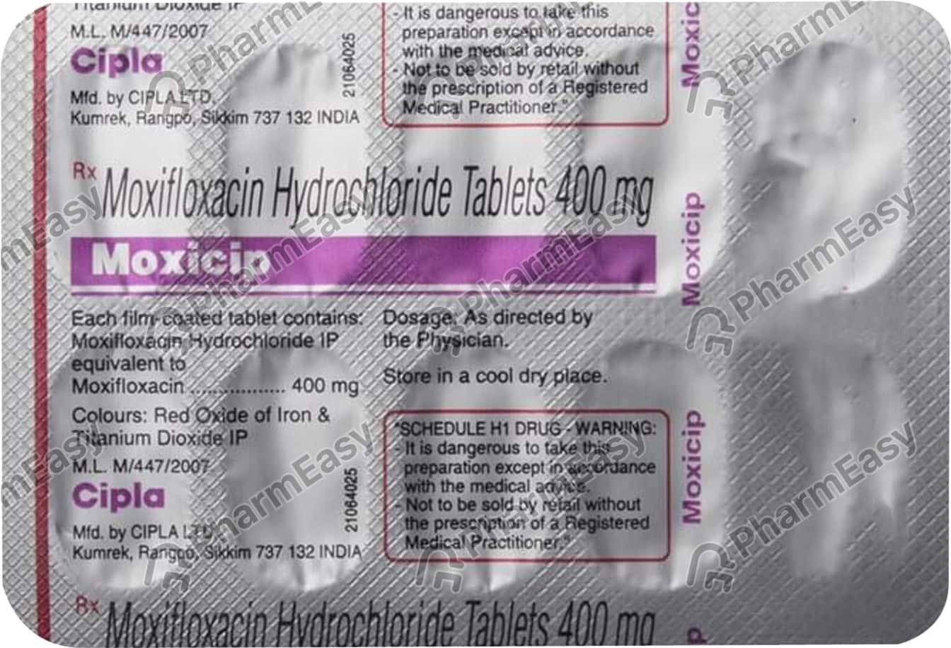 Moxicip 400 MG Tablet (10): Uses, Side Effects, Price & Dosage | PharmEasy