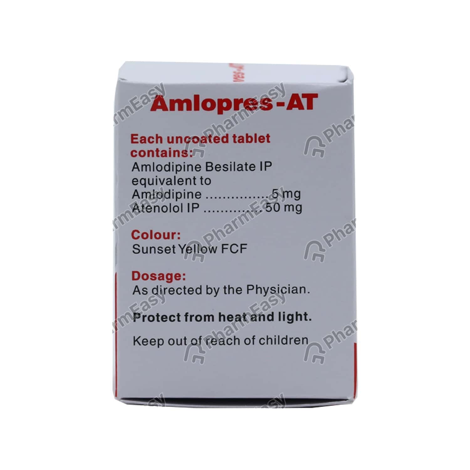 Amlopres At 50mg Bottle Of 30 Tablets - Uses, Side Effects, Dosage ...