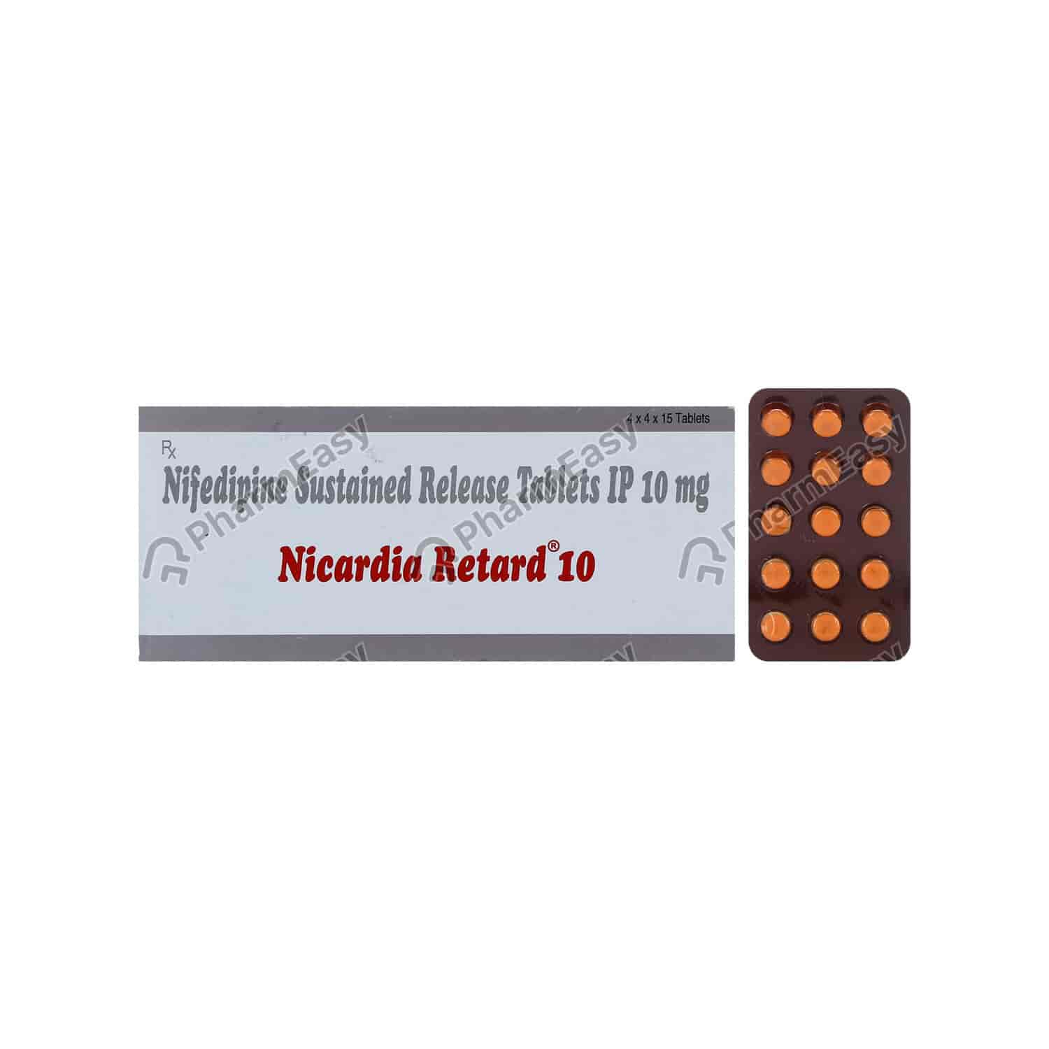 Buy Nicardia Retard 10mg Strip Of 15 Tablets Online at flat 15% off ...