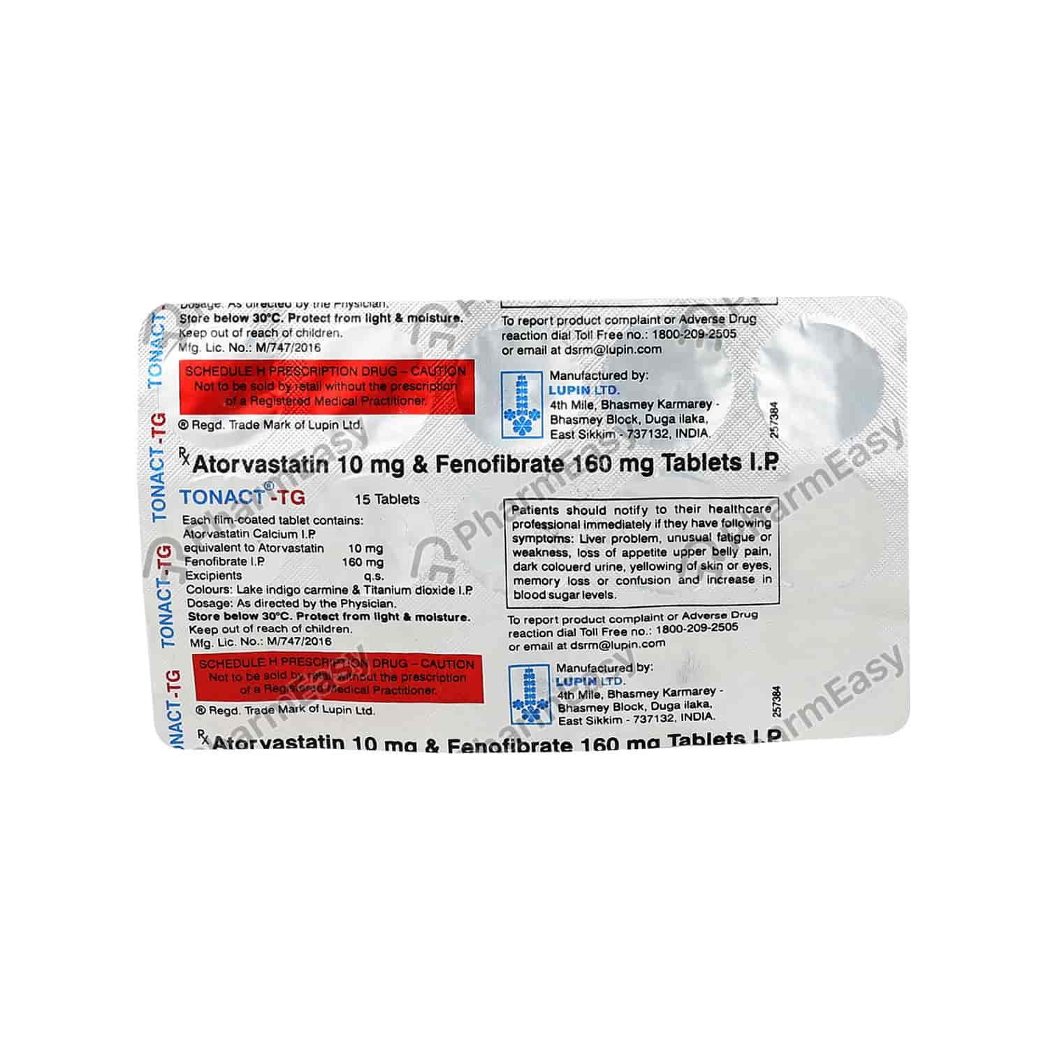 Buy Tonact Tg 10mg Strip Of 15 Tablets Online at Flat 18% OFF* | PharmEasy
