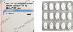 Obimet Sr 1 G Tablet (15): Uses, Side Effects, Price & Dosage | PharmEasy