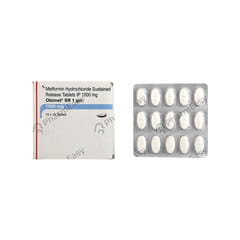 Obimet Sr 1 G Tablet (15) - Uses, Side Effects, Dosage, Composition & Price | PharmEasy