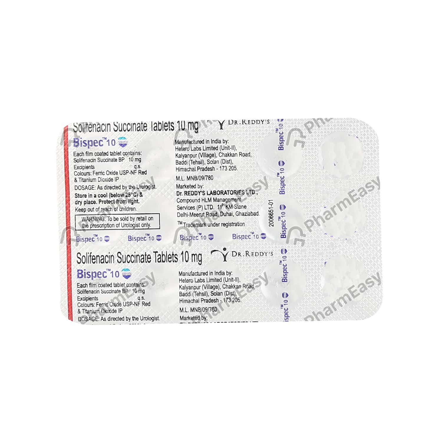 Buy Bispec 10 MG Tablet (15) Online at Flat 18% OFF* | PharmEasy