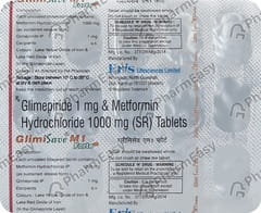 Glimisave M1 Forte Strip Of 15 Tablets: Uses, Side Effects, Price ...