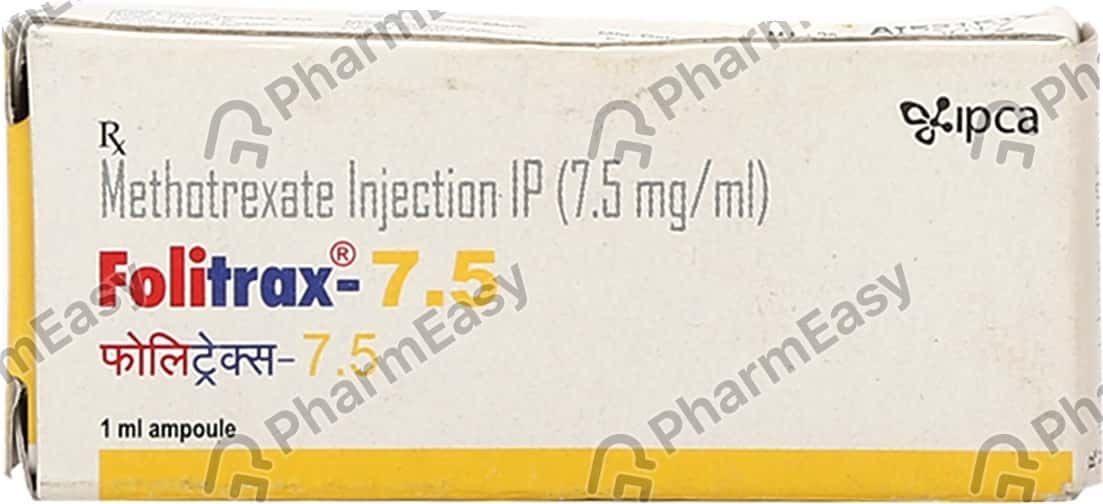 Folitrax 7.5 MG Injection (1): Uses, Side Effects, Price & Dosage ...