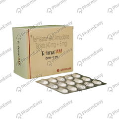 Telma Am 40mg Strip Of 10 Tablets: Uses, Side Effects, Price & Dosage ...