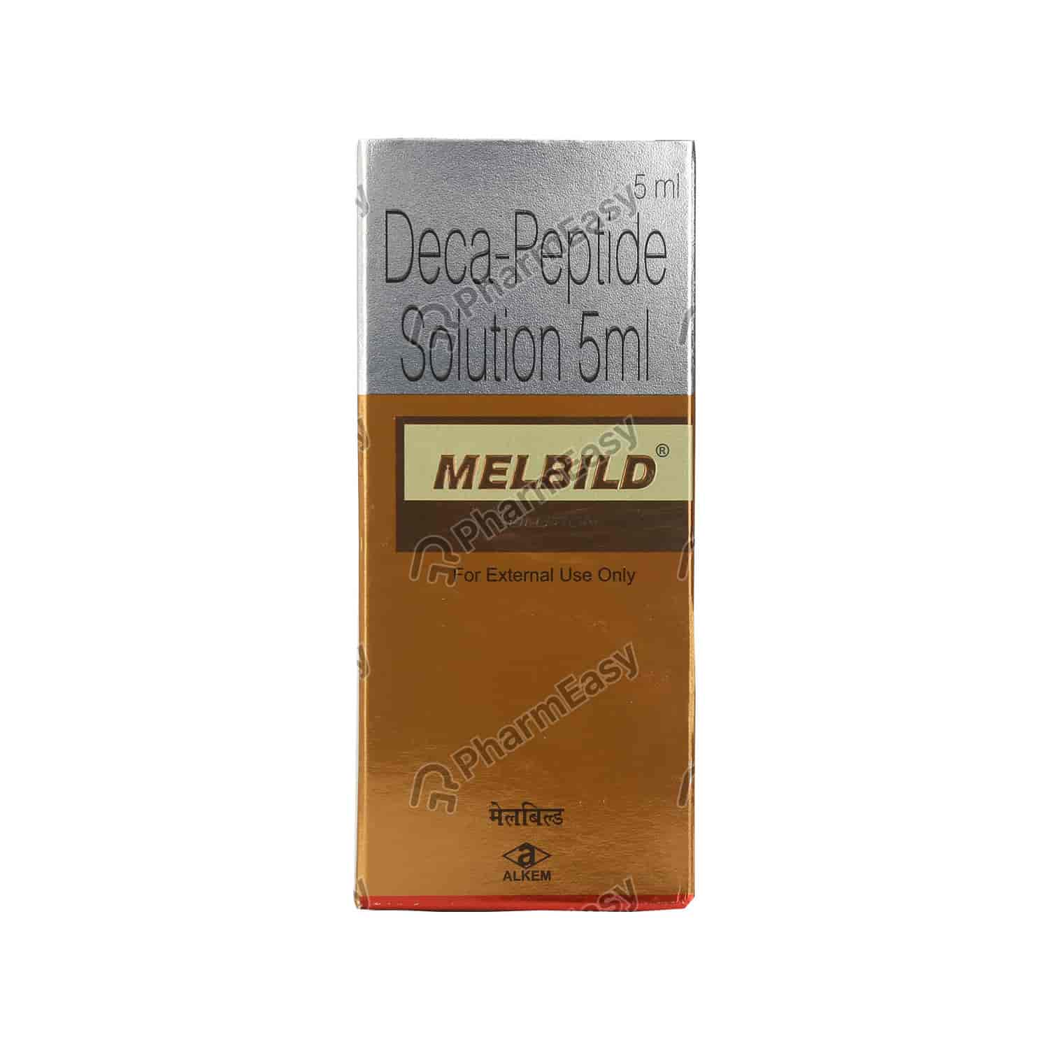 Buy Melbild Solution 5ml Online at flat 15% off | PharmEasy