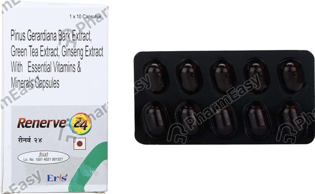 Buy Renerve 24 Capsule (10) Online at Flat 15% OFF | PharmEasy