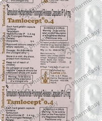 Tamlocept 0.4 MG Capsule (15): Uses, Side Effects, Price & Dosage ...
