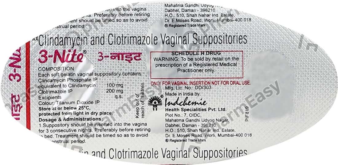 3 Nite Suppositories: Uses, Side Effects, Price & Dosage | PharmEasy