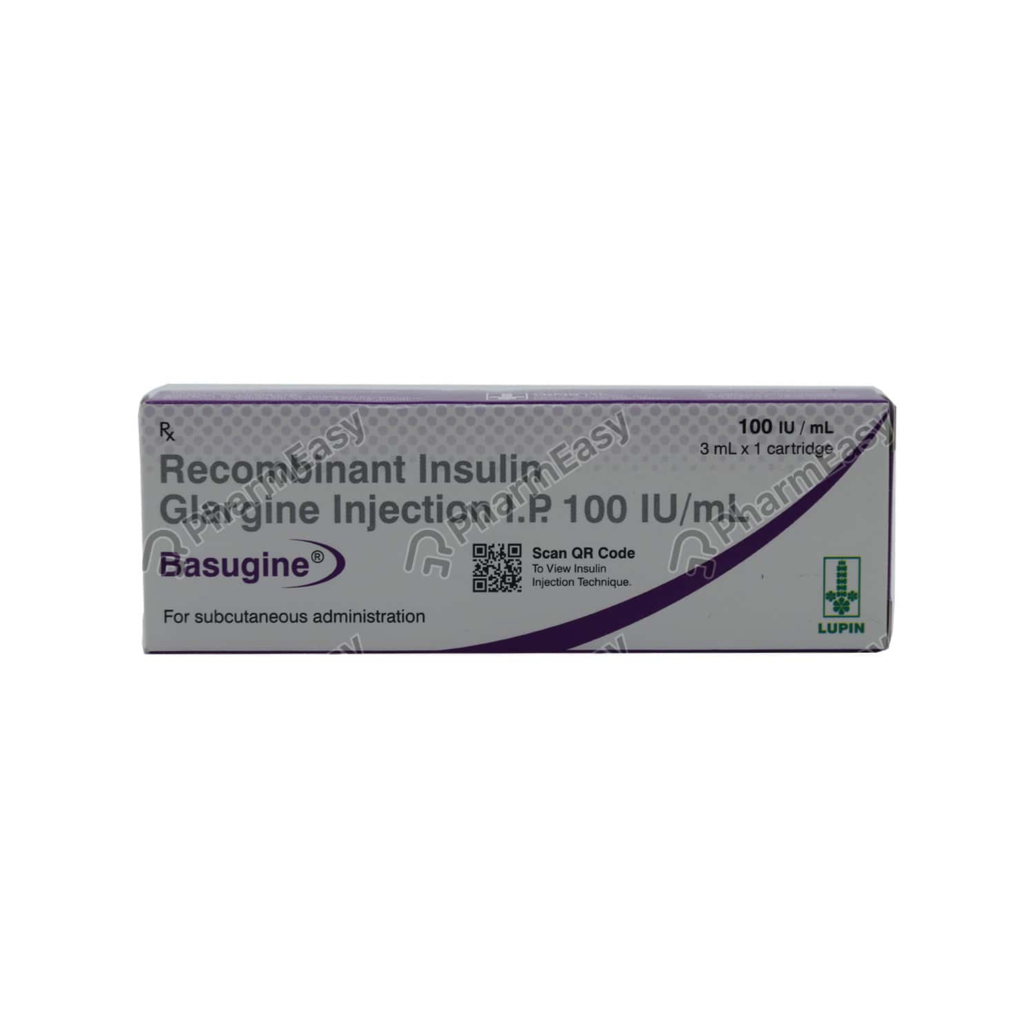 Basugine 100 IU Injection (3) - Uses, Side Effects, Dosage, Composition ...
