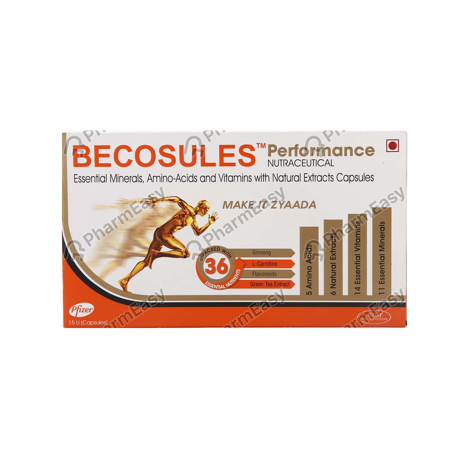 Buy Becosules Performance Capsule 15'S Online at Flat 18% OFF* | PharmEasy
