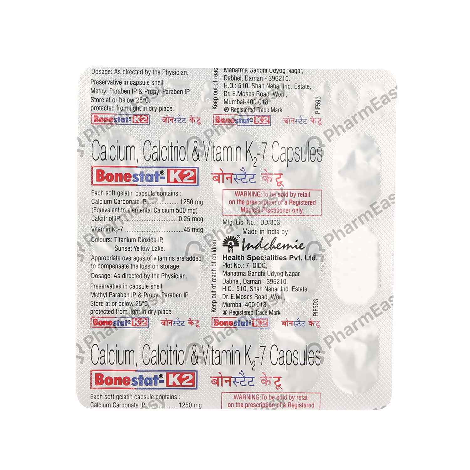 Buy Bonestat K2 Capsule Online at Flat 18% OFF* | PharmEasy