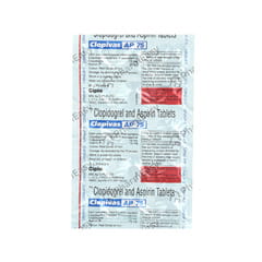 Clopivas Ap 75mg Strip Of 15 Tablets - Uses, Side Effects, Dosage ...
