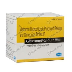 Glycomet Gp 0.5mg Forte Tab - Uses, Side Effects, Dosage, Composition ...