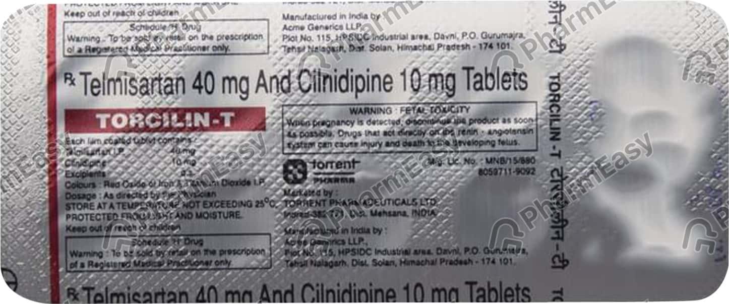 Torcilin T Strip Of 10 Tablets: Uses, Side Effects, Price & Dosage ...