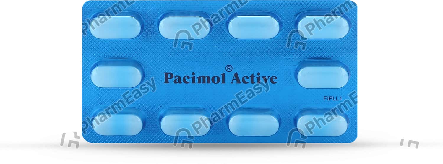 Pacimol Active Tablet: Uses, Side Effects, Price, Dosage & Composition ...