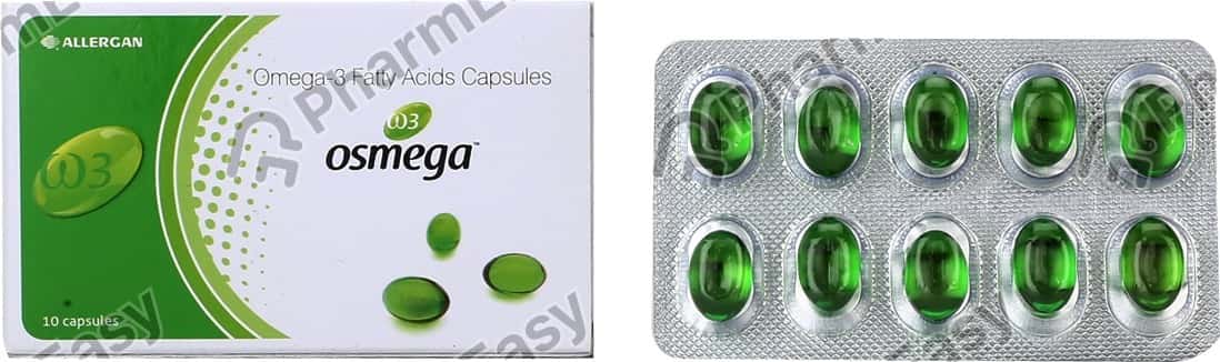 Osmega 300mg Strip Of 10 Capsules: Uses, Side Effects, Price & Dosage ...
