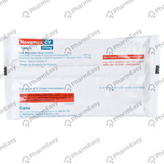 Novamox Cv 375mg Strip Of 10 Tablets: Uses, Side Effects, Price ...