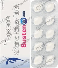 Susten Sr 300 MG Tablet (10): Uses, Side Effects, Price & Dosage ...