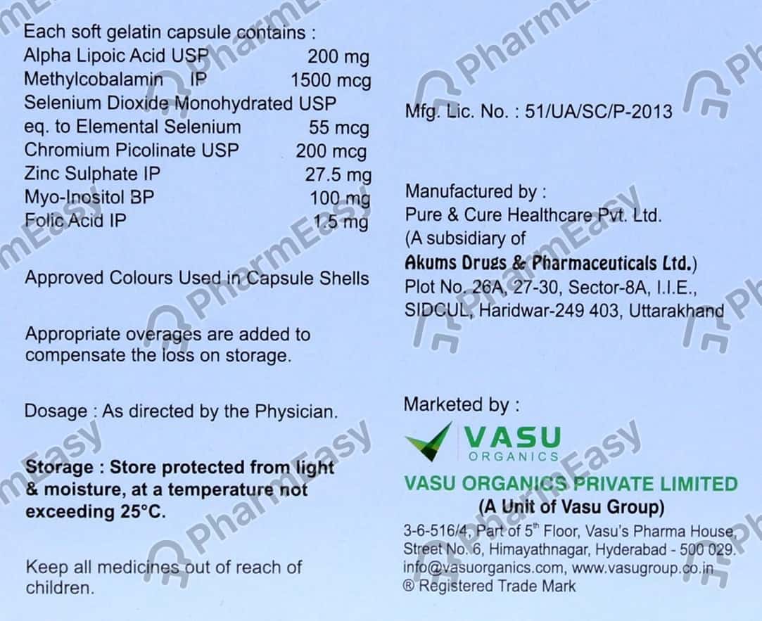 Buy Topnerve Plus Strip Of 10 Capsules Online at Flat 15% OFF | PharmEasy