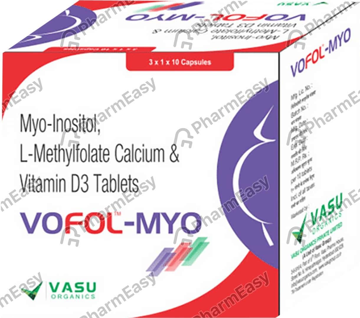 Buy Vofol Myo Strip Of 10 Tablets Online at Flat 15% OFF | PharmEasy