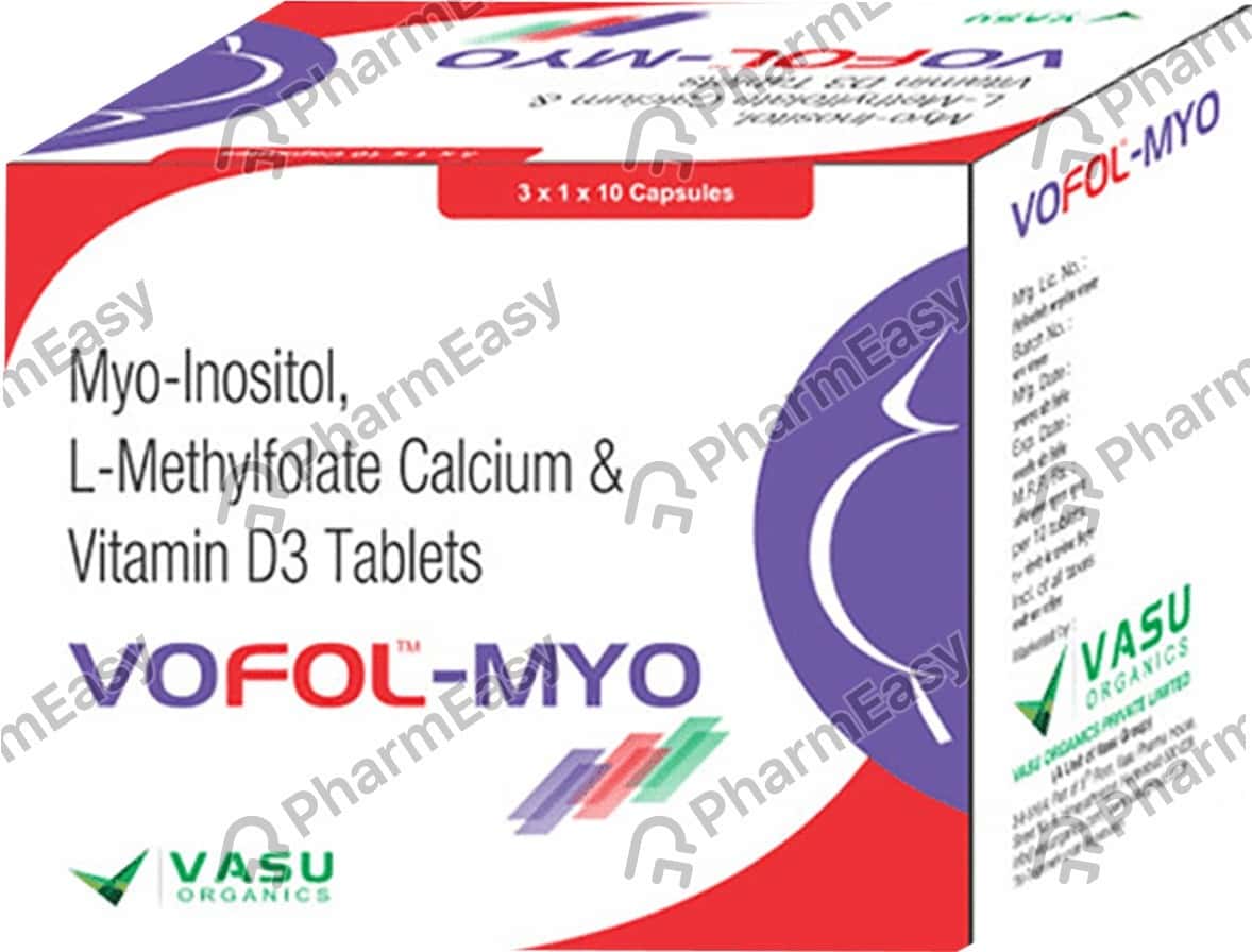 Buy Vofol Myo Strip Of 10 Tablets Online at Flat 15% OFF | PharmEasy