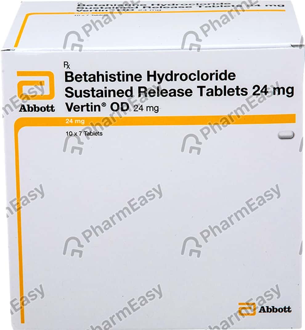 Vertin Od 24 MG Tablet (7): Uses, Side Effects, Price & Dosage | PharmEasy