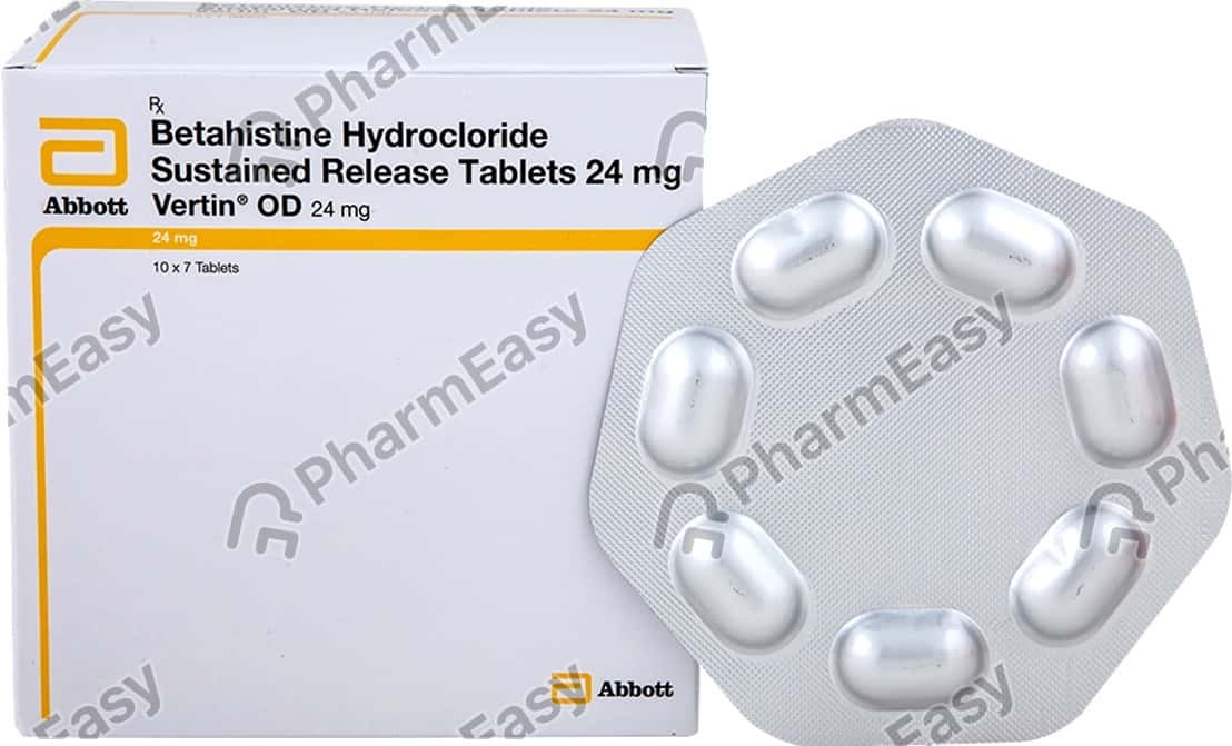 Vertin Od 24 MG Tablet (7): Uses, Side Effects, Price & Dosage | PharmEasy