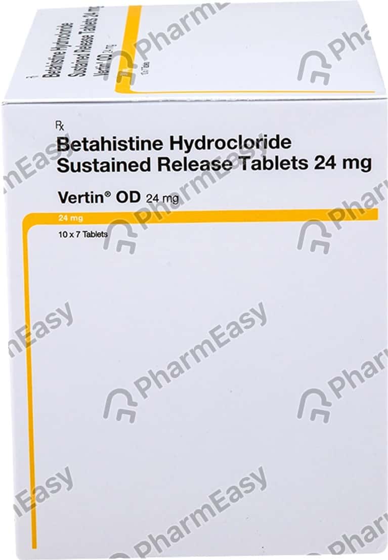 Vertin Od 24 MG Tablet (7): Uses, Side Effects, Price & Dosage | PharmEasy
