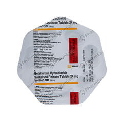 Vertin Od 24 MG Tablet (7) - Uses, Side Effects, Dosage, Composition ...