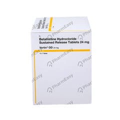 Vertin Od 24 MG Tablet (7) - Uses, Side Effects, Dosage, Composition ...