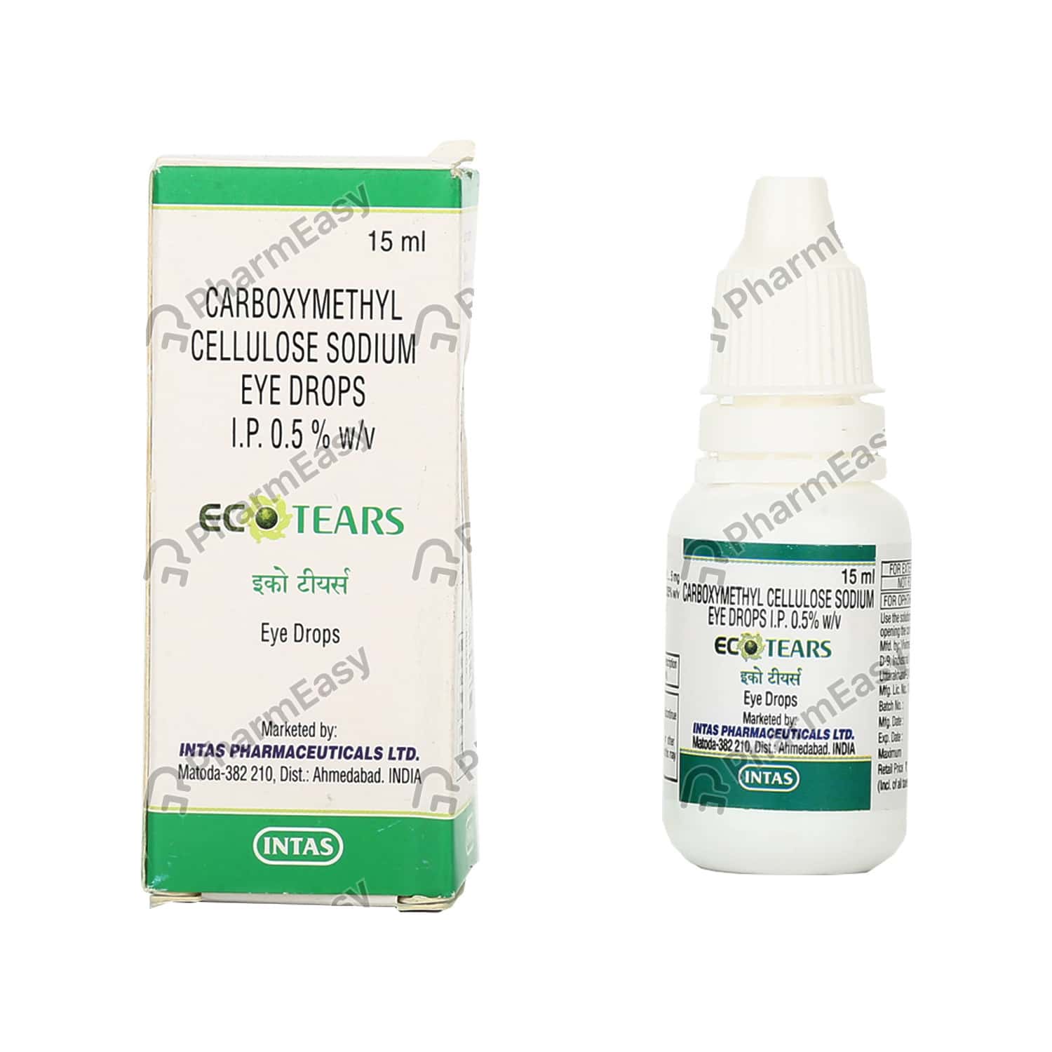 Eco Tears 0.5 % Eye Drop (15) - Uses, Side Effects, Dosage, Composition ...