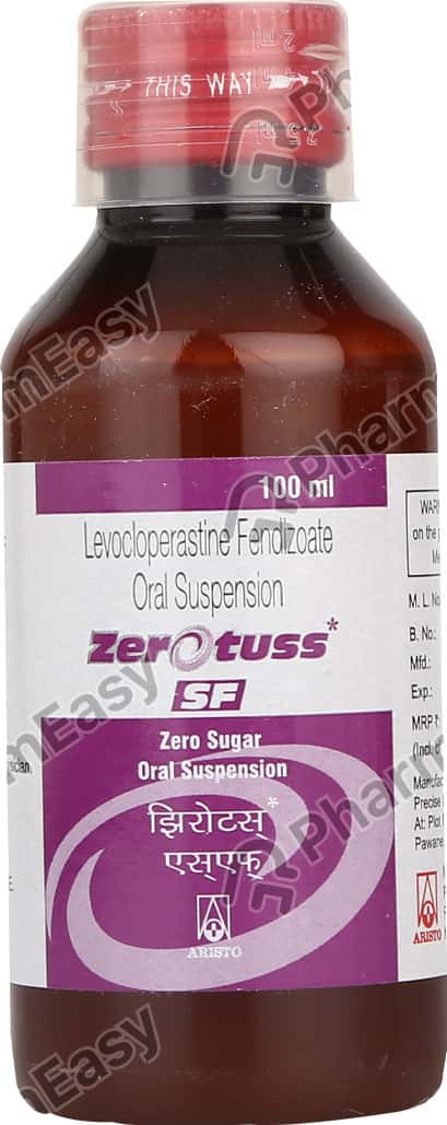 Buy Zerotuss 20 MG/5ML Suspension (100) Online at Flat 15% OFF | PharmEasy