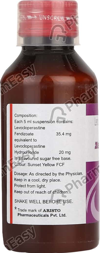 Buy Zerotuss 20 MG/5ML Suspension (100) Online at Flat 15% OFF | PharmEasy