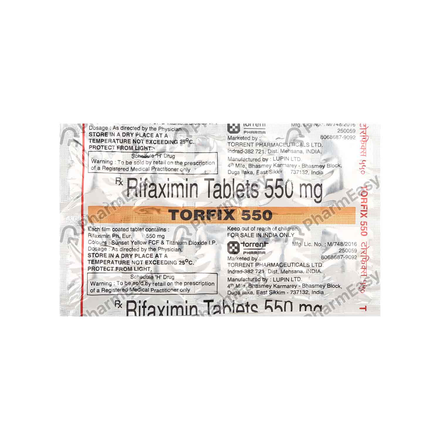 Buy Torfix 550mg Tablet Online at Flat 18% OFF* | PharmEasy