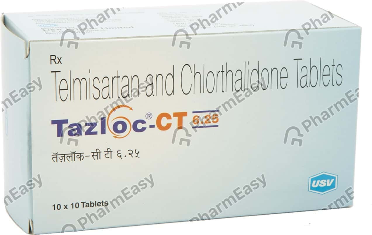 Tazloc-CT 6.25 Tablet: Uses, Side-effects, Price, Dosage & More Info ...
