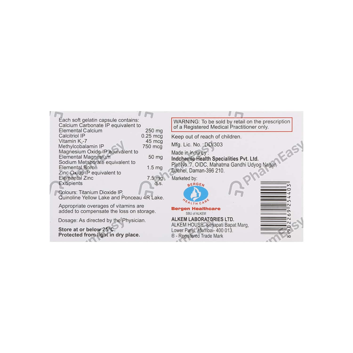 Buy Gemcal Plus Capsule (10) Online at Flat 18% OFF* | PharmEasy