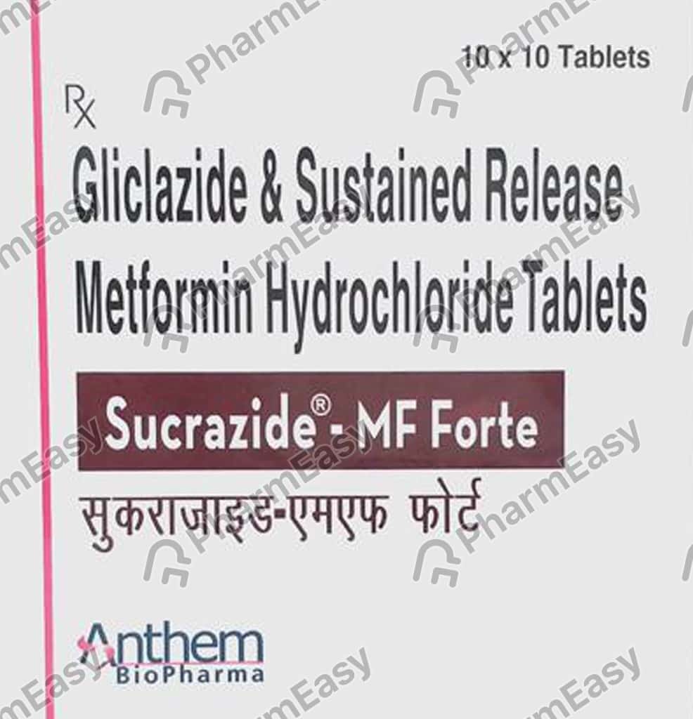 Sucrazide Mf Forte Strip Of 10 Tablets: Uses, Side Effects, Price ...