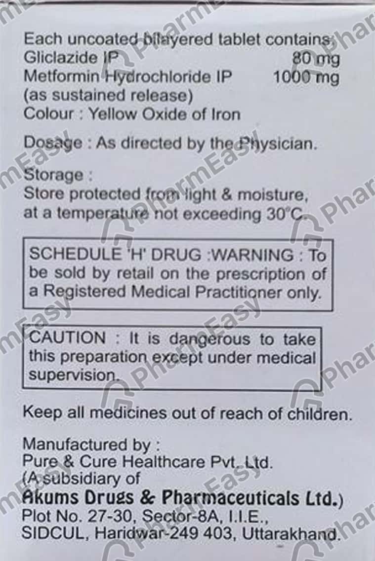 Sucrazide Mf Forte Strip Of 10 Tablets: Uses, Side Effects, Price ...