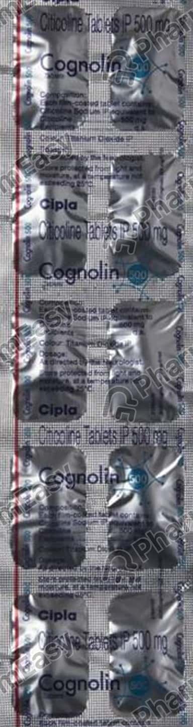 Cognolin 500 MG Tablet (10): Uses, Side Effects, Price & Dosage | PharmEasy