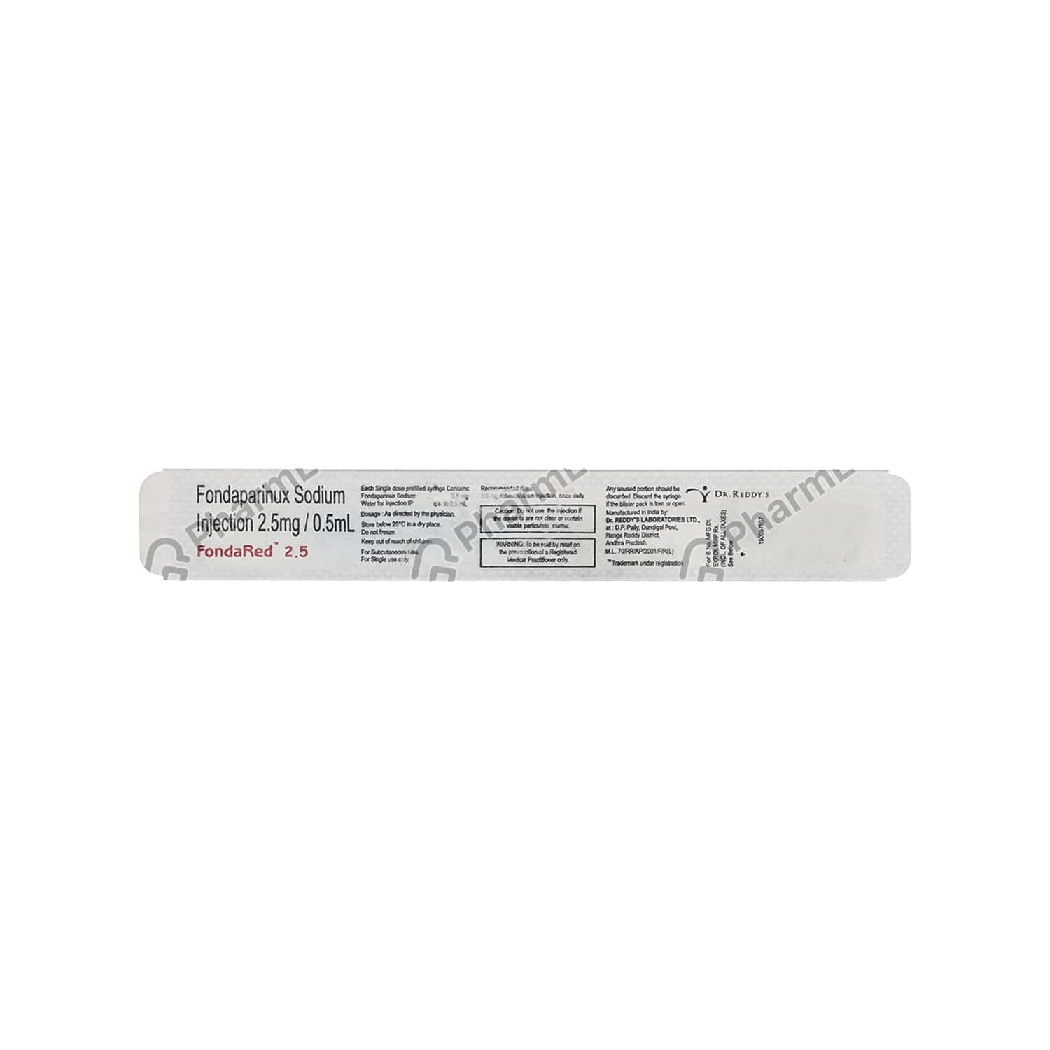 Buy Fondared 2.5 MG Injection (0.5) Online at Flat 18% OFF* | PharmEasy