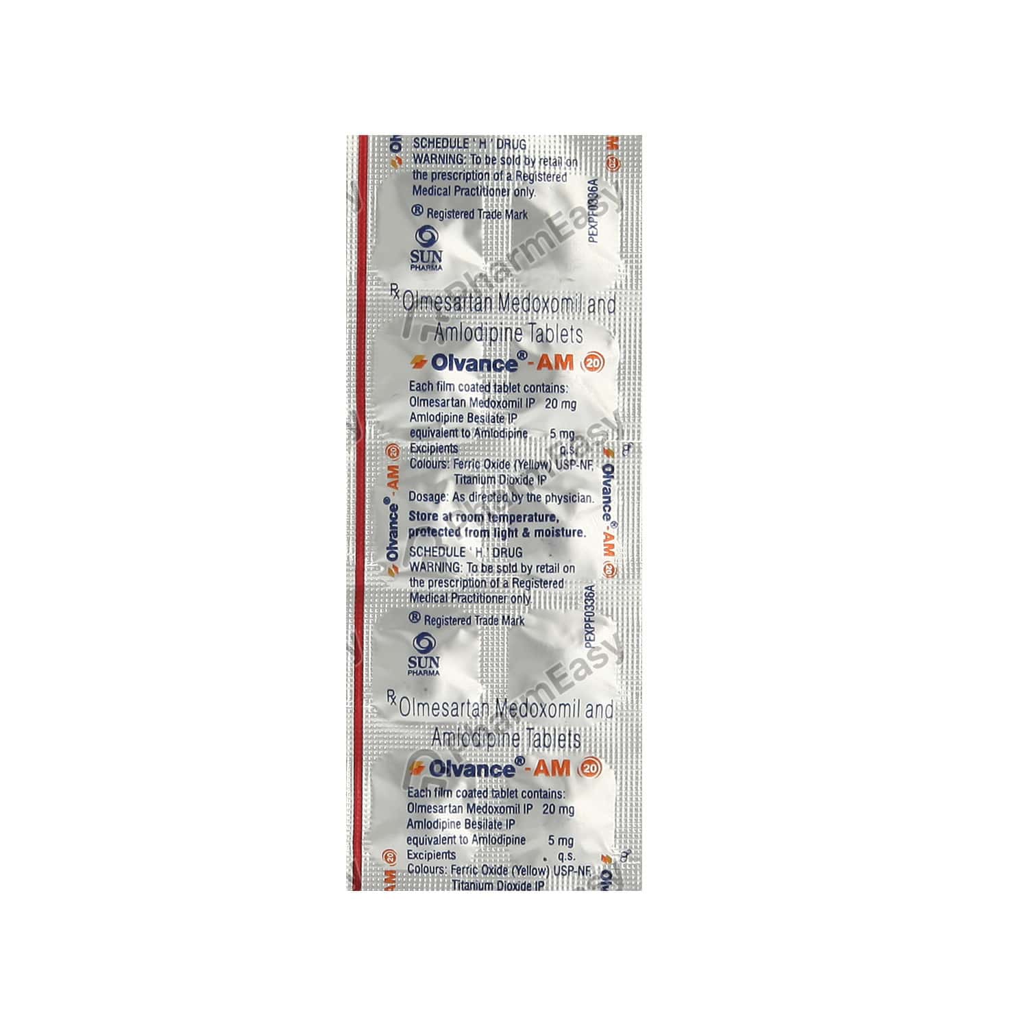 Olvance Am 20mg Strip Of 10 Tablets - Uses, Side Effects, Dosage ...