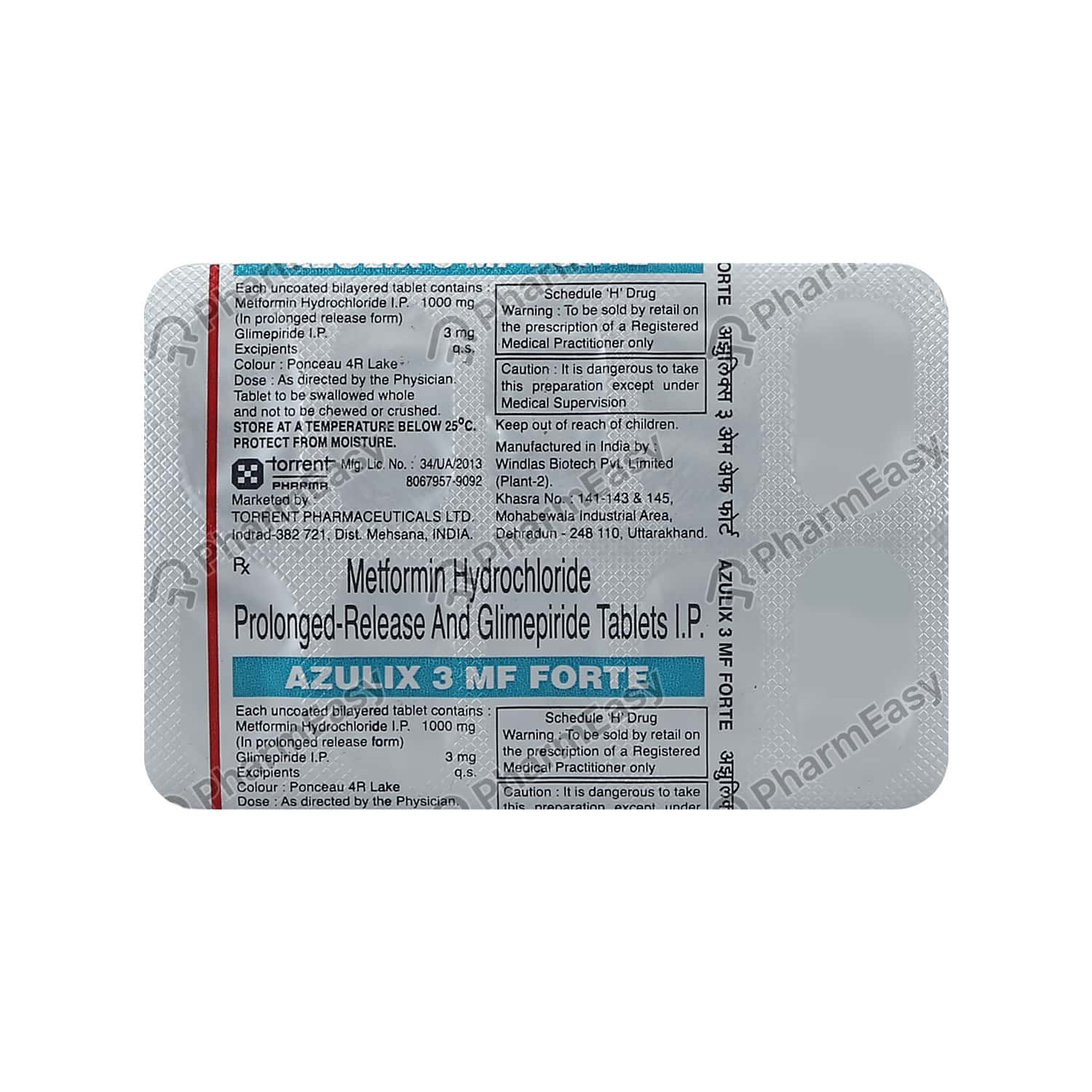 Azulix Mf Forte 3mg Tab - Uses, Side Effects, Dosage, Composition ...