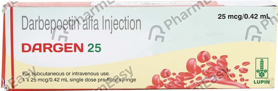 Dargen 25 MCG Injection (0.42): Uses, Side Effects, Price & Dosage ...