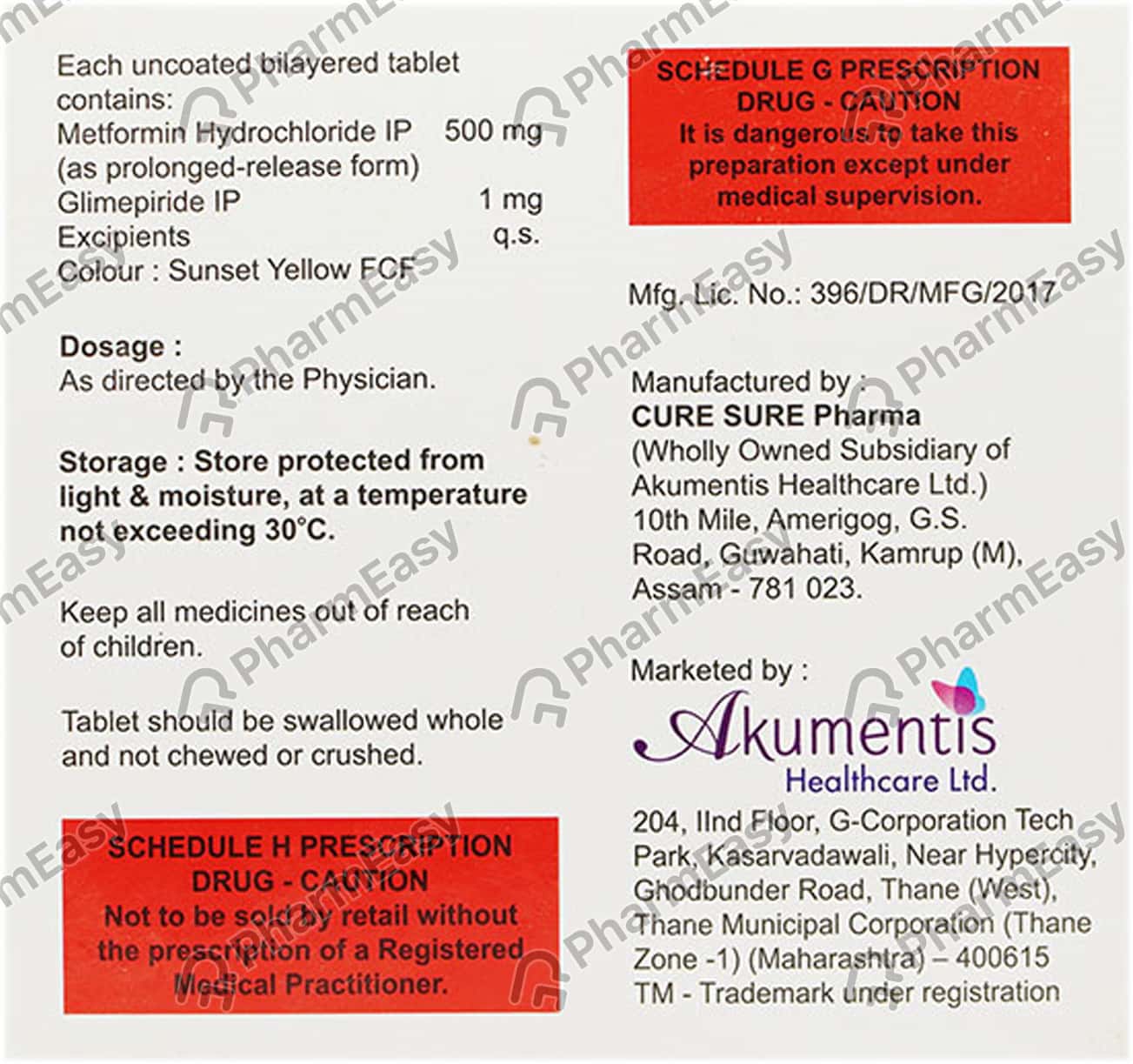 Switglim M 1/500mg Tablet: Uses, Side Effects, Price & Dosage | PharmEasy