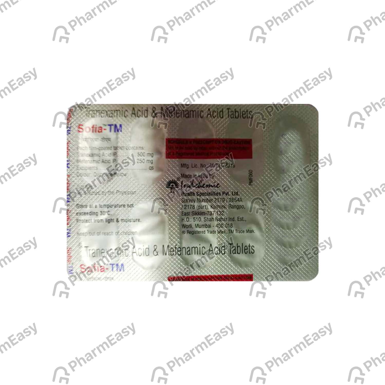 Sofia Tm Strip Of 10 Tablets: Uses, Side Effects, Price & Dosage ...