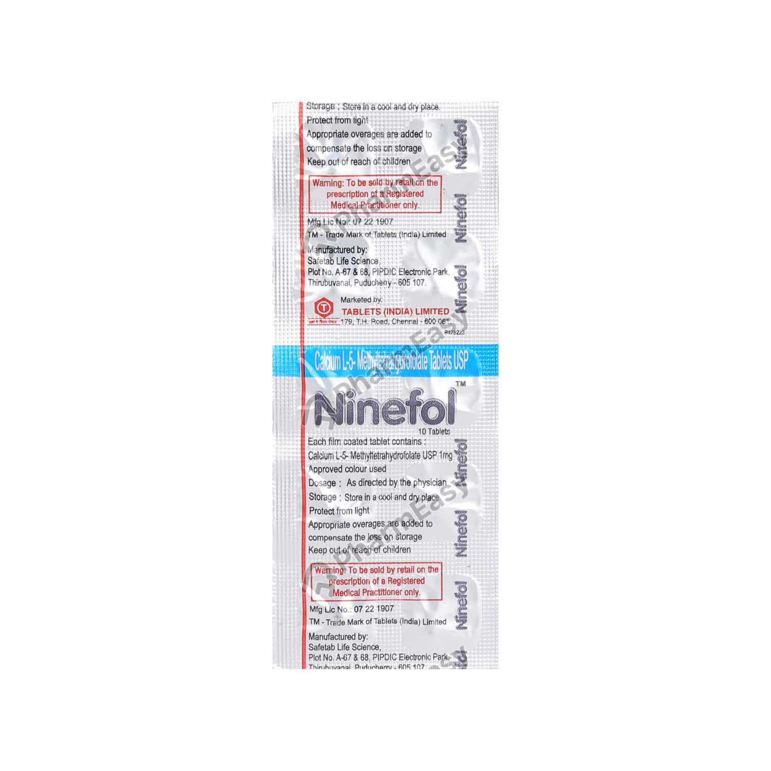 Buy Ninefol 1 MG Tablet (10) Online at Flat 18% OFF* | PharmEasy